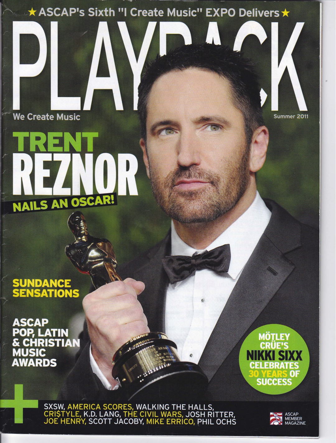 Scott Jacoby and me on the cover of Playback magazine - Mike Errico